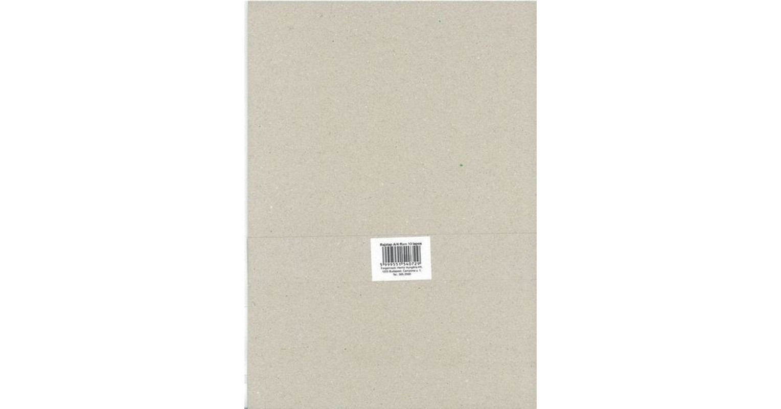 Rajzlap A4 10 ív félfamentes - Rajzlap